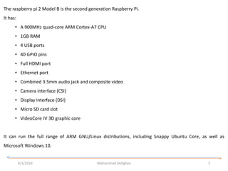 Raspbery pi Arm | PPT