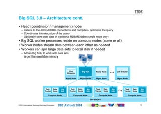 Big SQL 3.0 - Fast and easy SQL on Hadoop | PPT