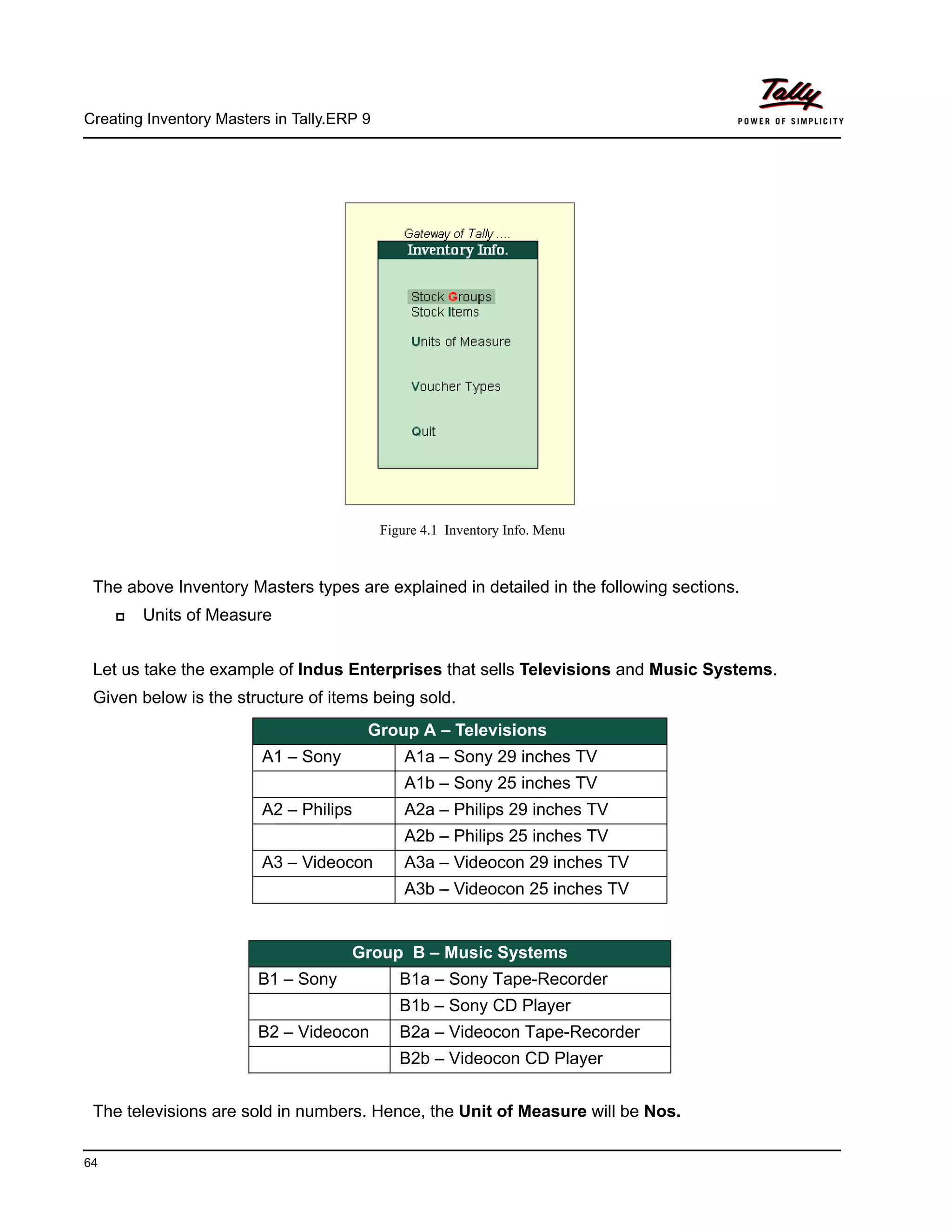 4 creating inventory masters | PDF