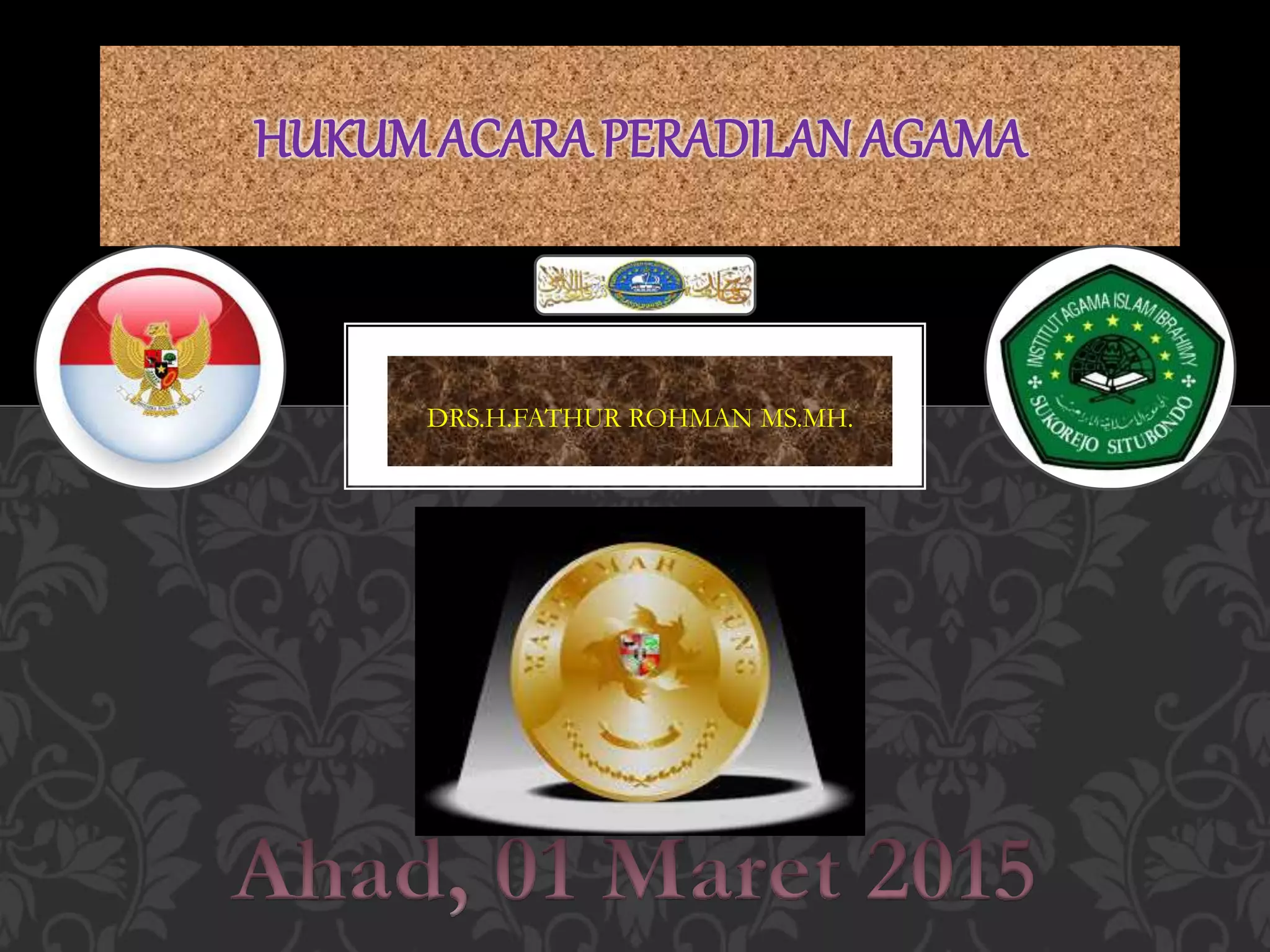 Hk.acara peradilan agama | PPT