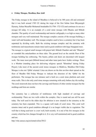 Tourism of Maldives | PDF