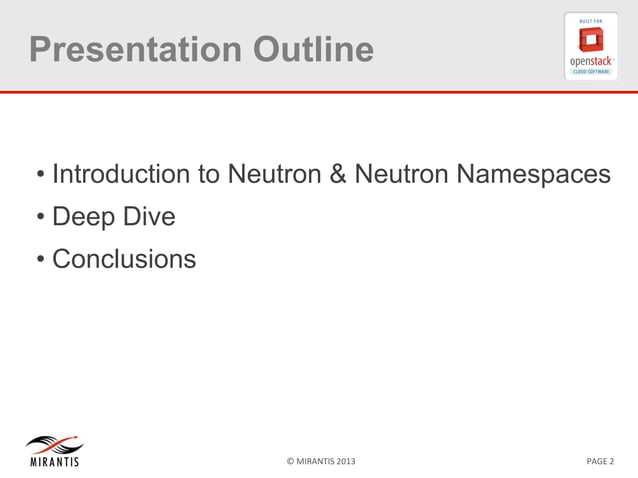 Neutron Network Namespaces and IPtables--A Technical Deep Dive | PPT
