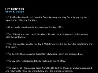 Hk training-11- key control | PPTX