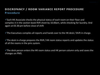 Hk training-22- discrepancy procedure | PPTX