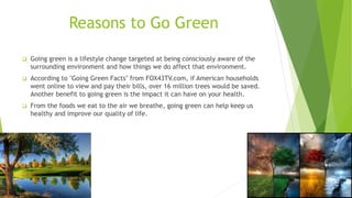 LET'S GO GREEN! | PPTX