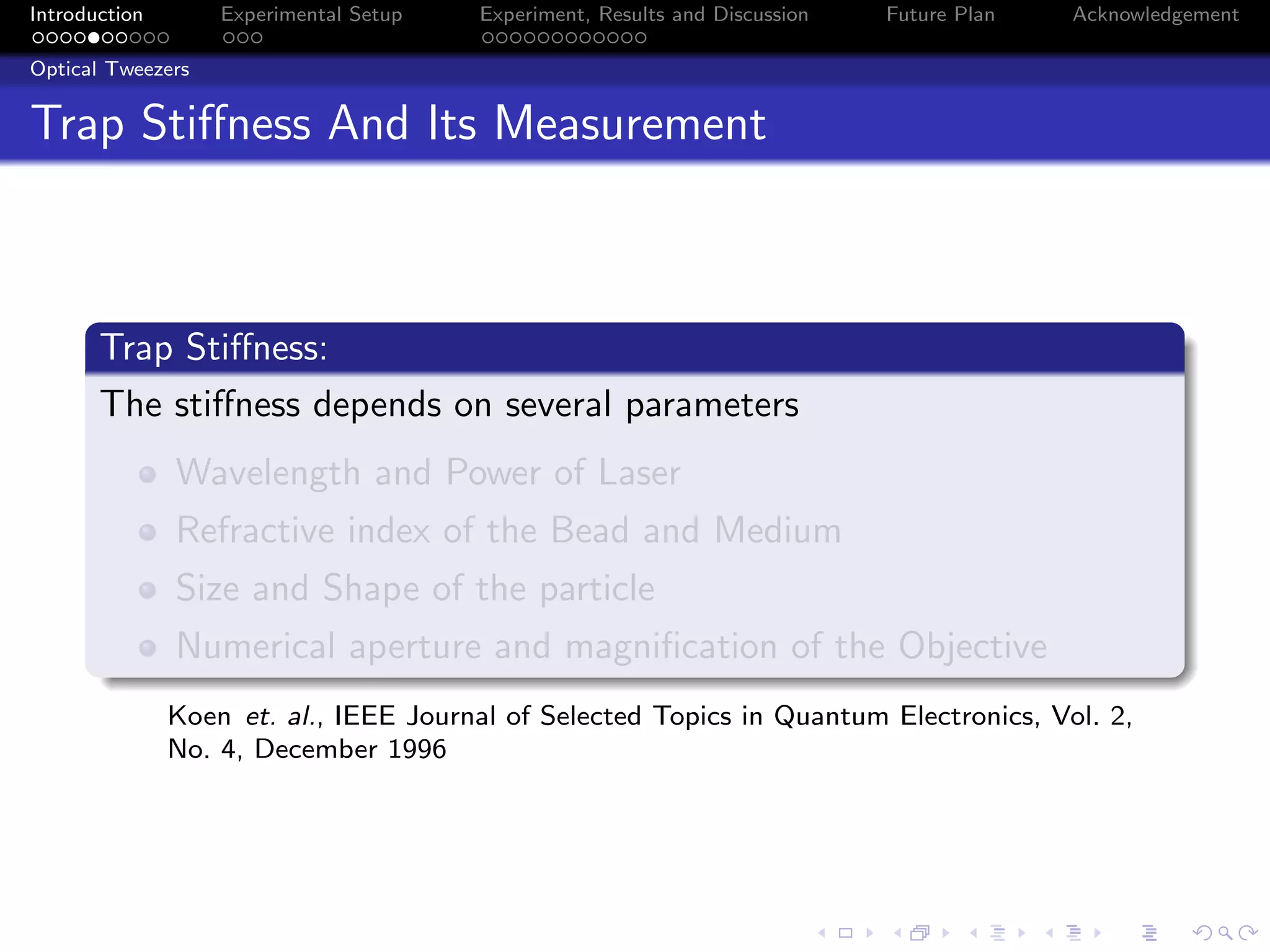 Biological applications of optical tweezers | PDF