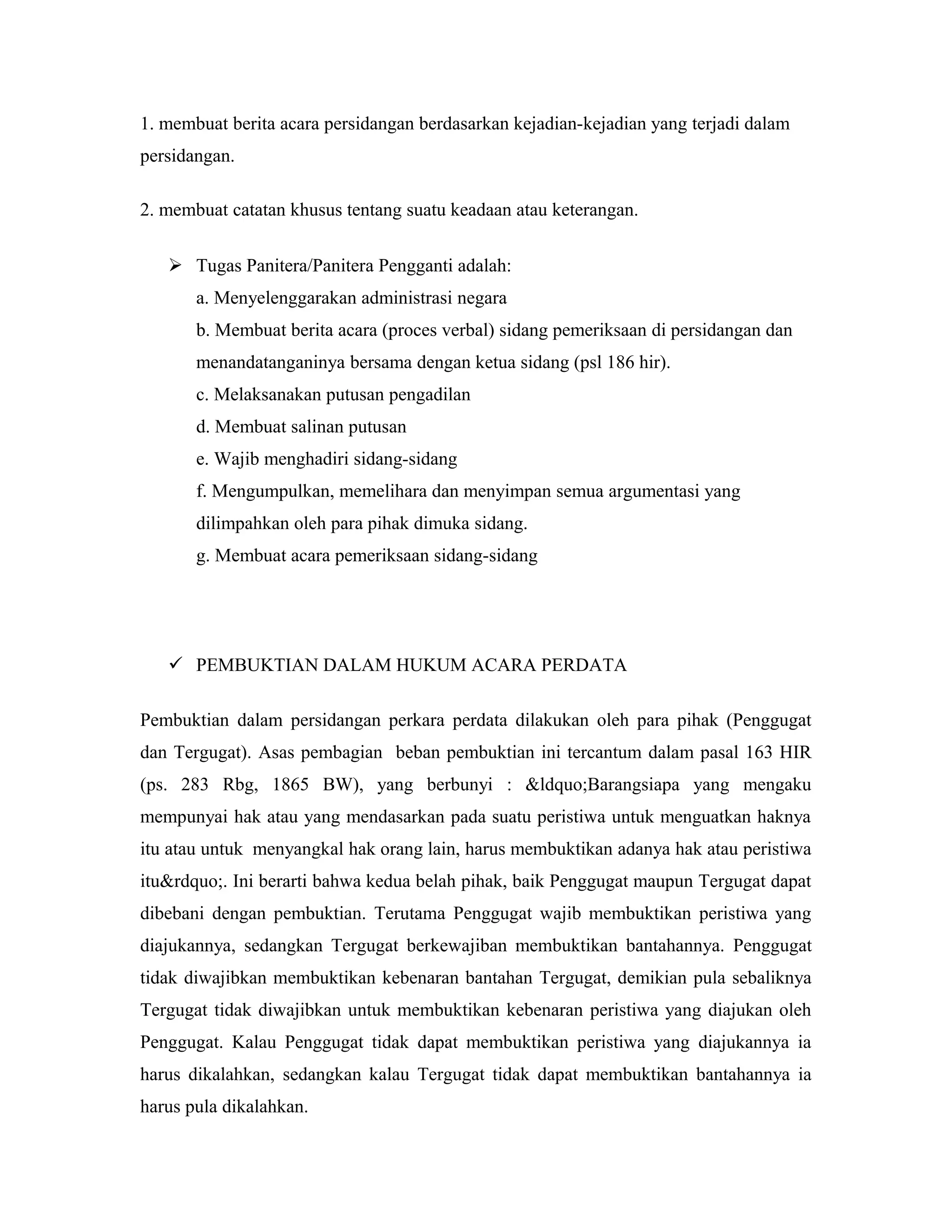 Hukum Acara Perdata Kasus Perceraian | DOC