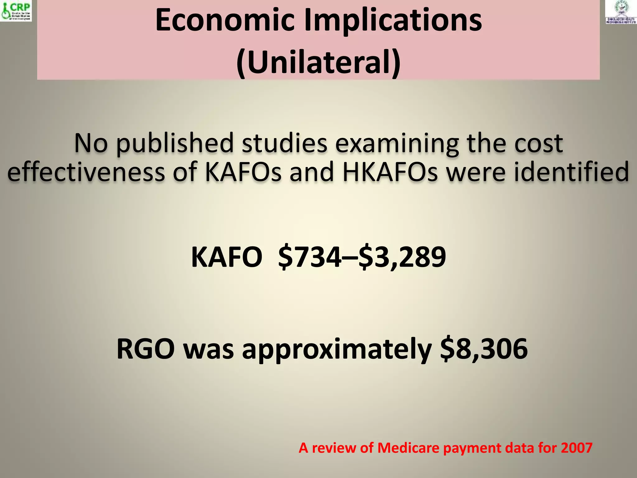 HKAFOs and KAFOs ambulation | PPTX