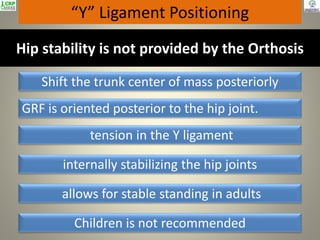 HKAFOs and KAFOs ambulation | PPTX