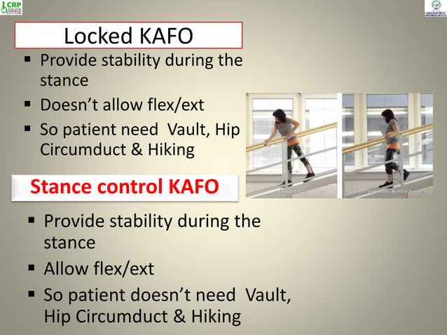 HKAFOs and KAFOs ambulation | PPTX