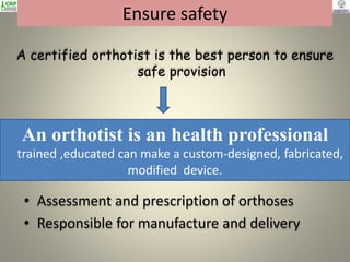 HKAFOs and KAFOs ambulation | PPTX