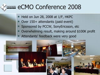 HKAIM Chairman Report 2007 2008 | PPT