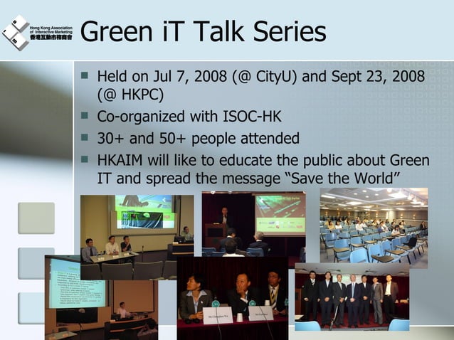 HKAIM Chairman Report 2007 2008 | PPT