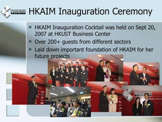 HKAIM Chairman Report 2007 2008 | PPT