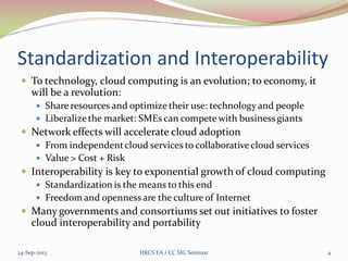 Architecture and Practices on Cloud Interoperability and Portability | PPT