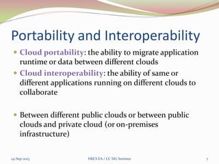Architecture and Practices on Cloud Interoperability and Portability | PPT