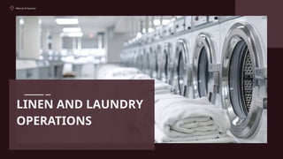HousekeepingDepartment Laundry Area.pptx