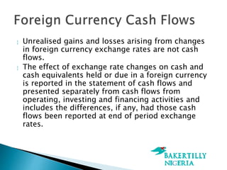Statement of cash flow ias 7 | PPT
