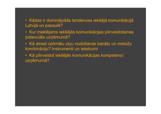 Inspiring and Engaging Internal Communication (In Latvian) | PDF