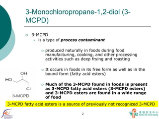 HK Fatty Acid Esters of 3 MCPD in Food 2012 | PDF