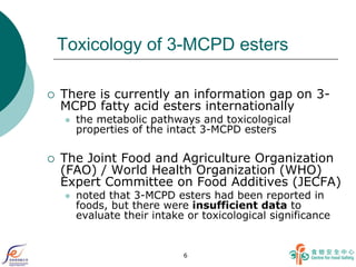 HK Fatty Acid Esters of 3 MCPD in Food 2012 | PDF