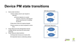 HKG15-107: ACPI Power Management on ARM64 Servers (v2) | PPT