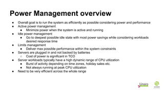 HKG15-107: ACPI Power Management on ARM64 Servers (v2) | PPT