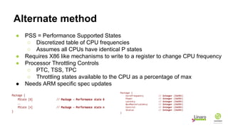 HKG15-107: ACPI Power Management on ARM64 Servers (v2) | PPT