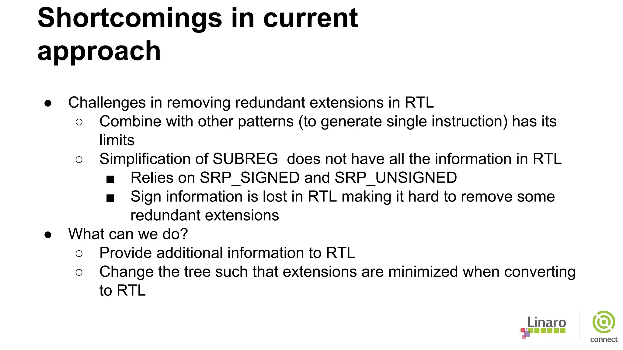 HKG15-405: Redundant zero/sign-extension elimination in GCC | PPT