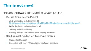 HKG18-212 - Trusted Firmware M: Introduction | PPT