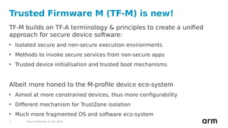 HKG18-212 - Trusted Firmware M: Introduction | PPT