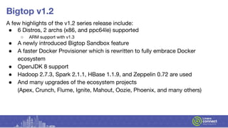 State of Big Data on ARM64 / AArch64 - Apache Bigtop | PPT