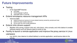 HKG18-411 - Introduction to OpenAMP which is an open source solution ...