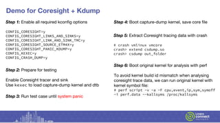HKG18-TR14 - Postmortem Debugging with Coresight | PPT