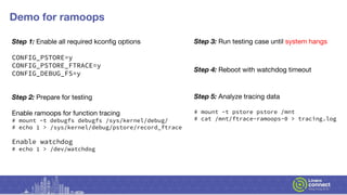 HKG18-TR14 - Postmortem Debugging with Coresight | PPT