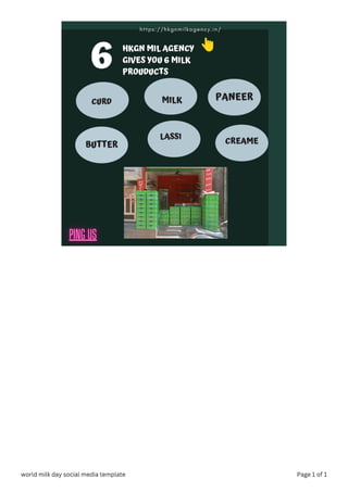 Hkgn Milk Agency Products | PDF