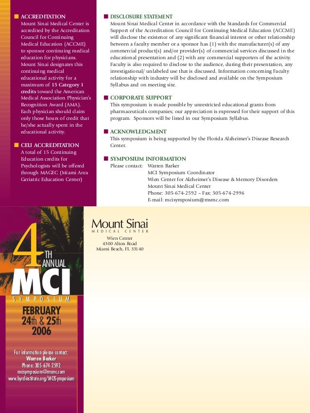 MCI brochure 2006