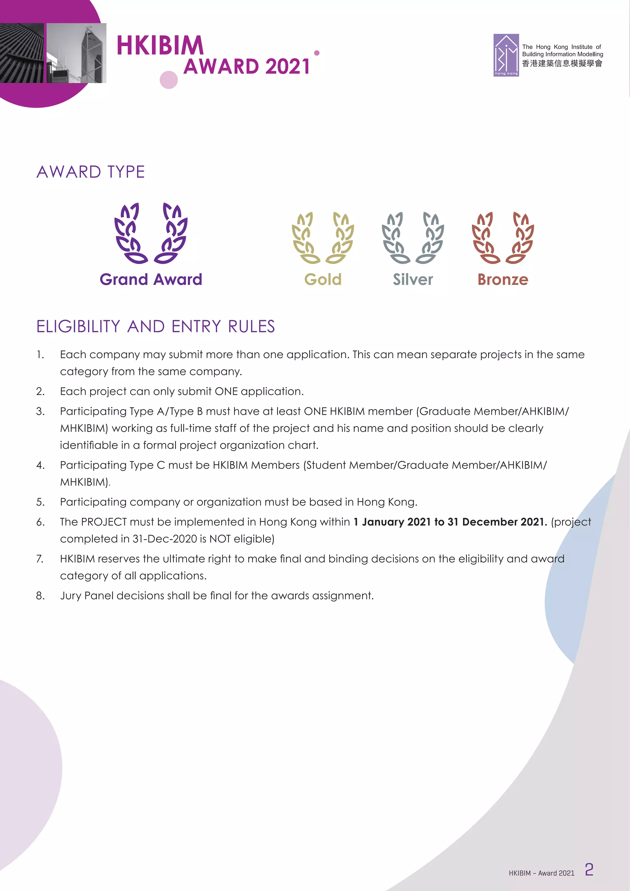 HKIBIM Award 2021 | PDF