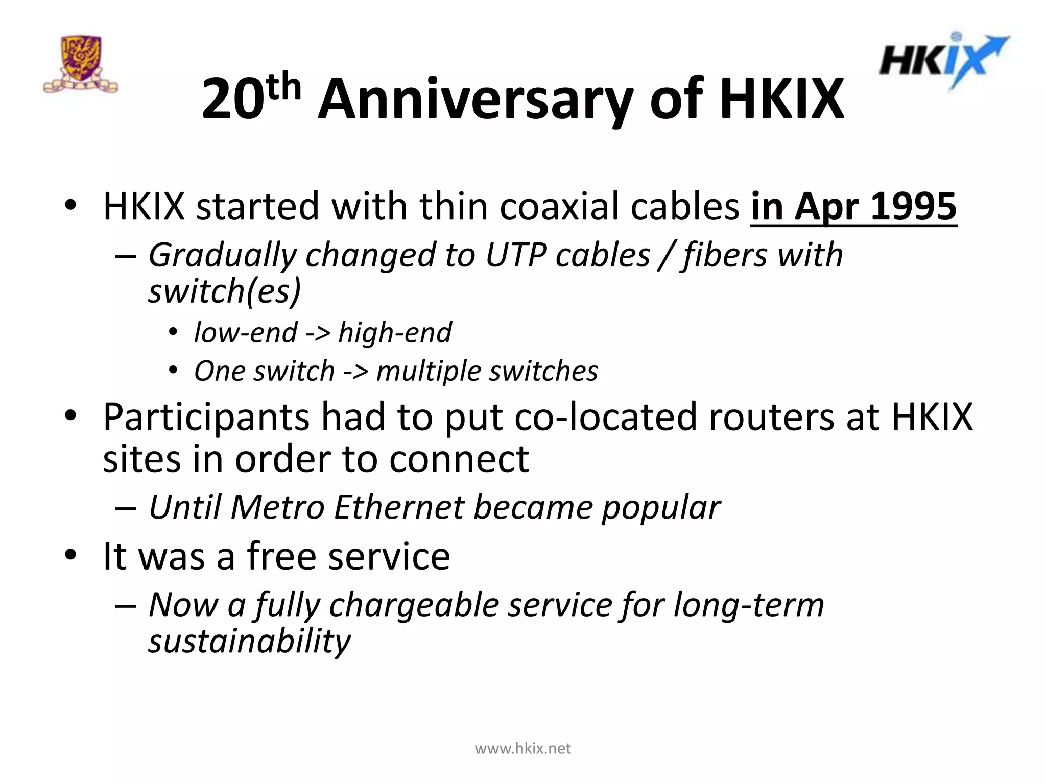 HKIX IPv4 Address Renumbering from /23 to /21 - Experience Sharing | PPTX