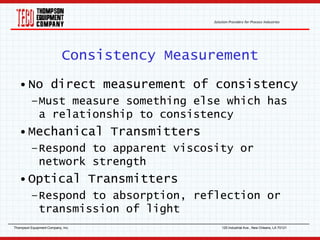 TECO HK Series Microwave Consistency Transmitter Technical Review | PPTX