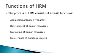Functions of hrm | PPTX