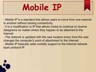 Mobile IP | PPTX