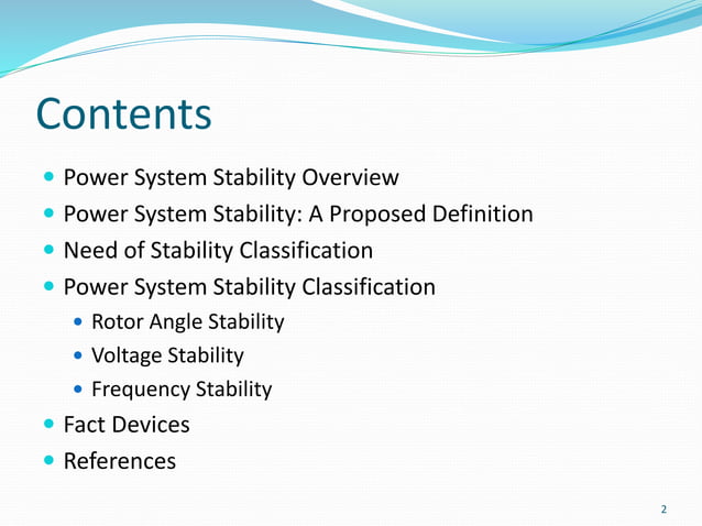 Power System Stability And Control Using Fact Devices | PPT