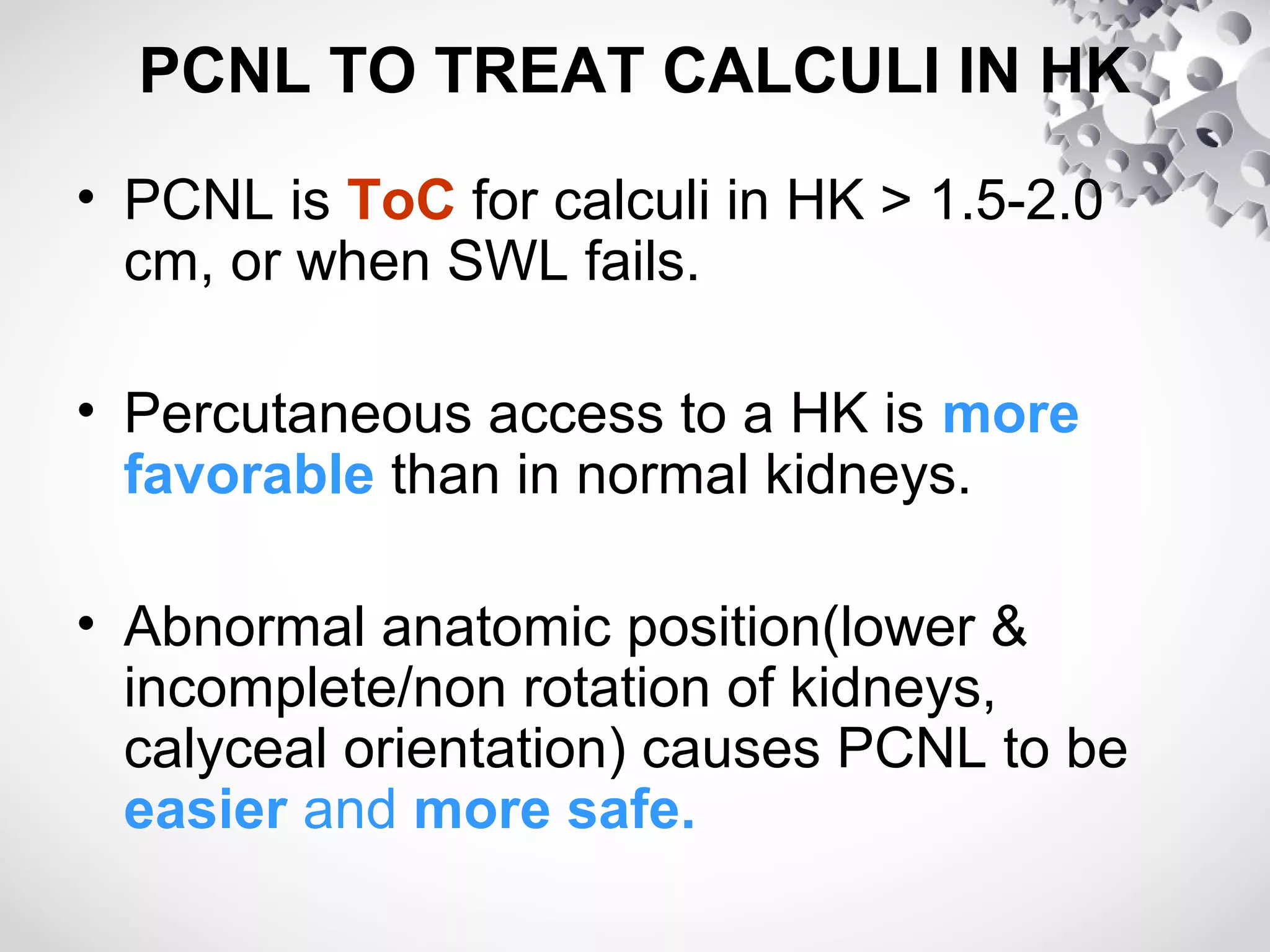 Horseshoe kidney & PCNL | PPT