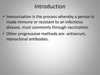 Presentation on Immunization | PPTX
