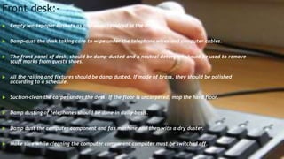 public area cleaning | PPTX