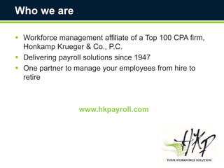 HKP’s Approach to Payroll Management | PPT