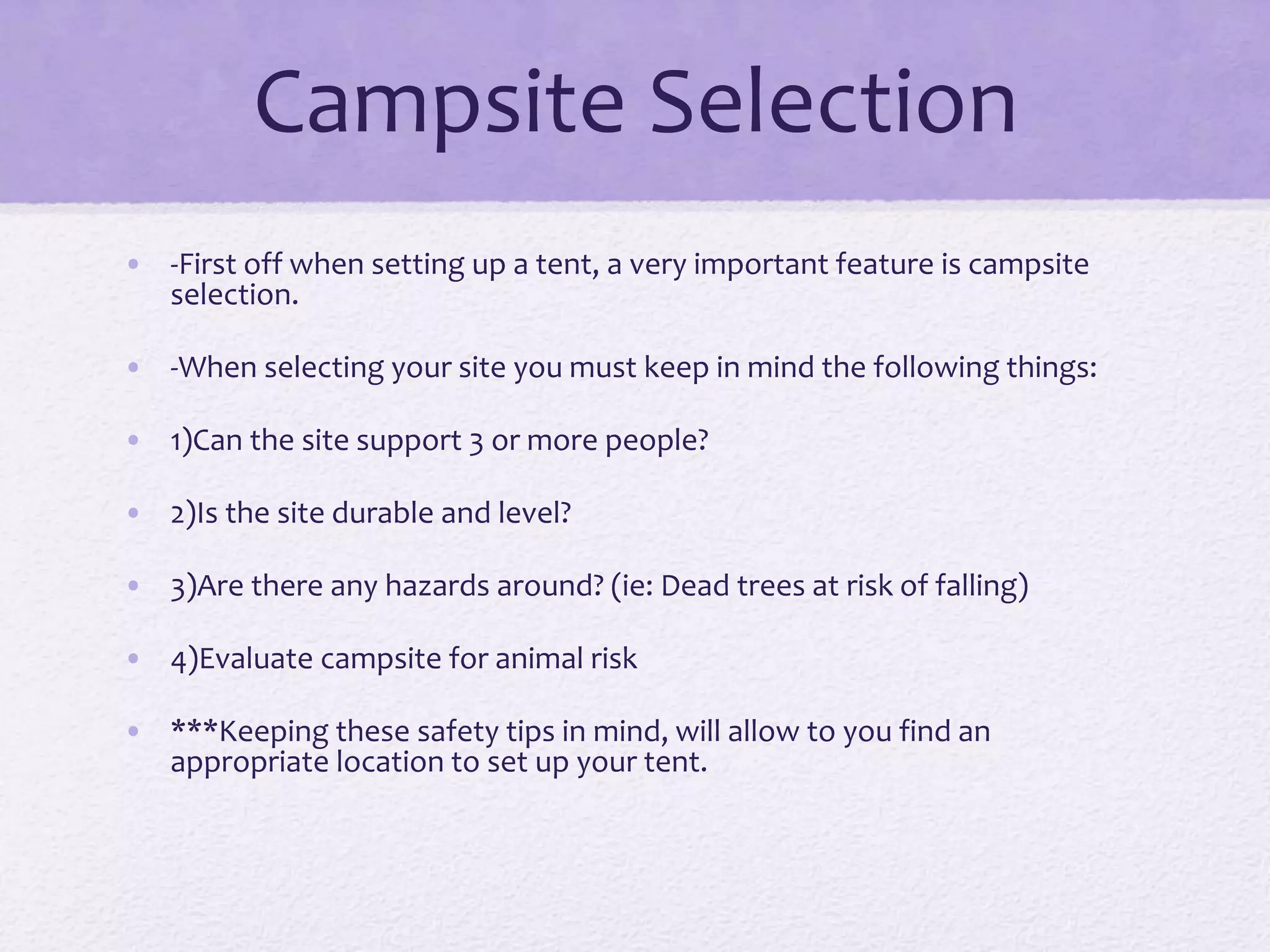 Hkr camping powerpoint | PPTX