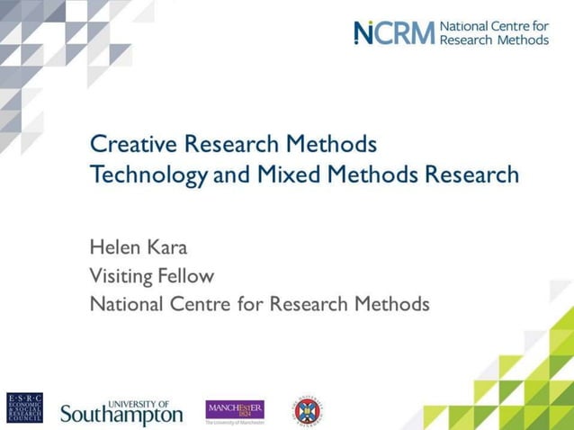 Creative research methods: Research using technology | PPT