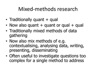 Creative research methods: Research using technology | PPTX
